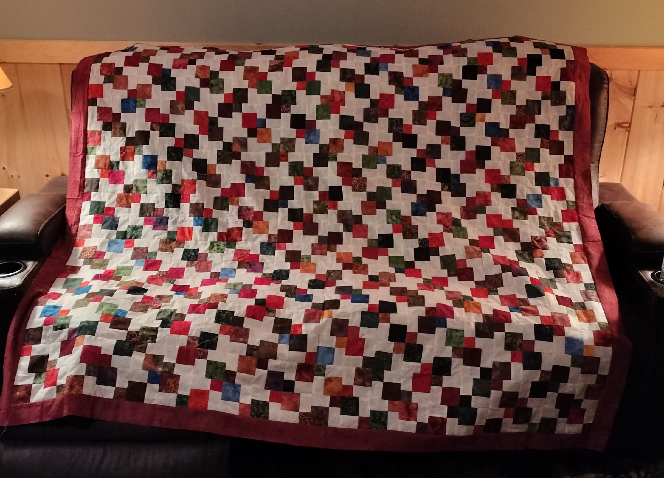 Disappearing 9-Patch Variation Scrap Quilt - Quilting With Tamara