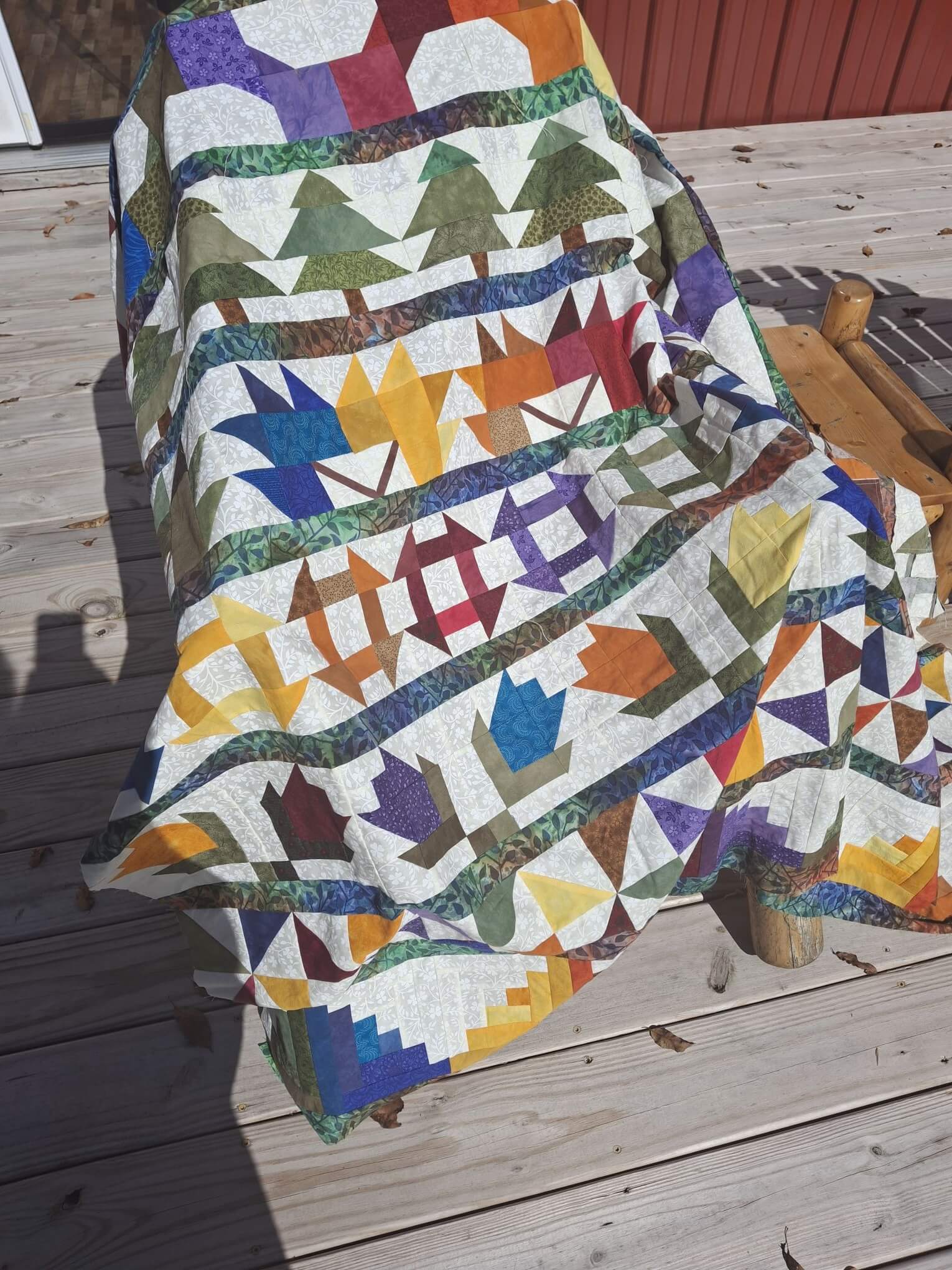 Row by Row Sampler – September - Quilting With Tamara